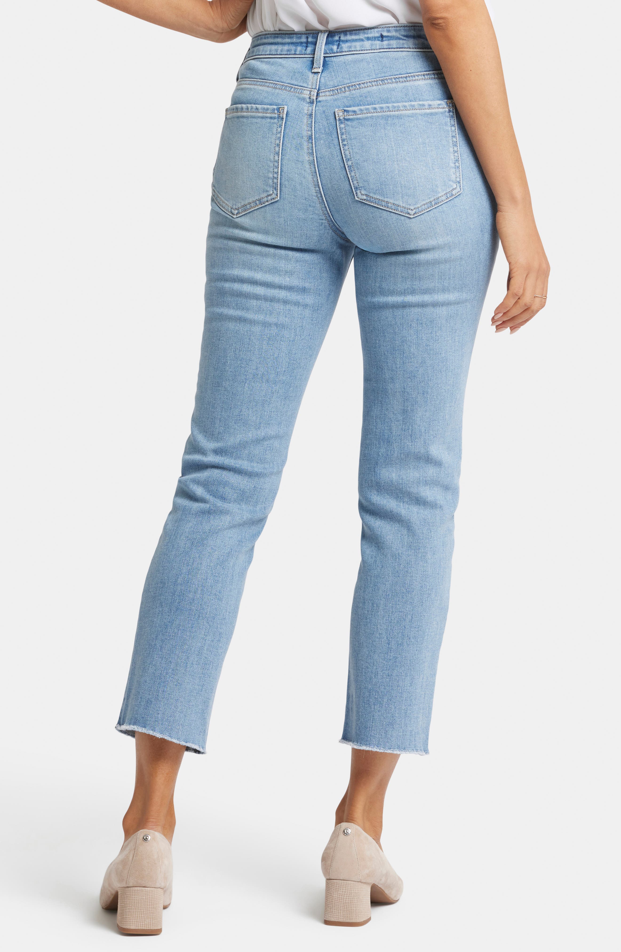 NYDJ Sheri Fray Hem Ankle Slim Jeans | Nordstromrack