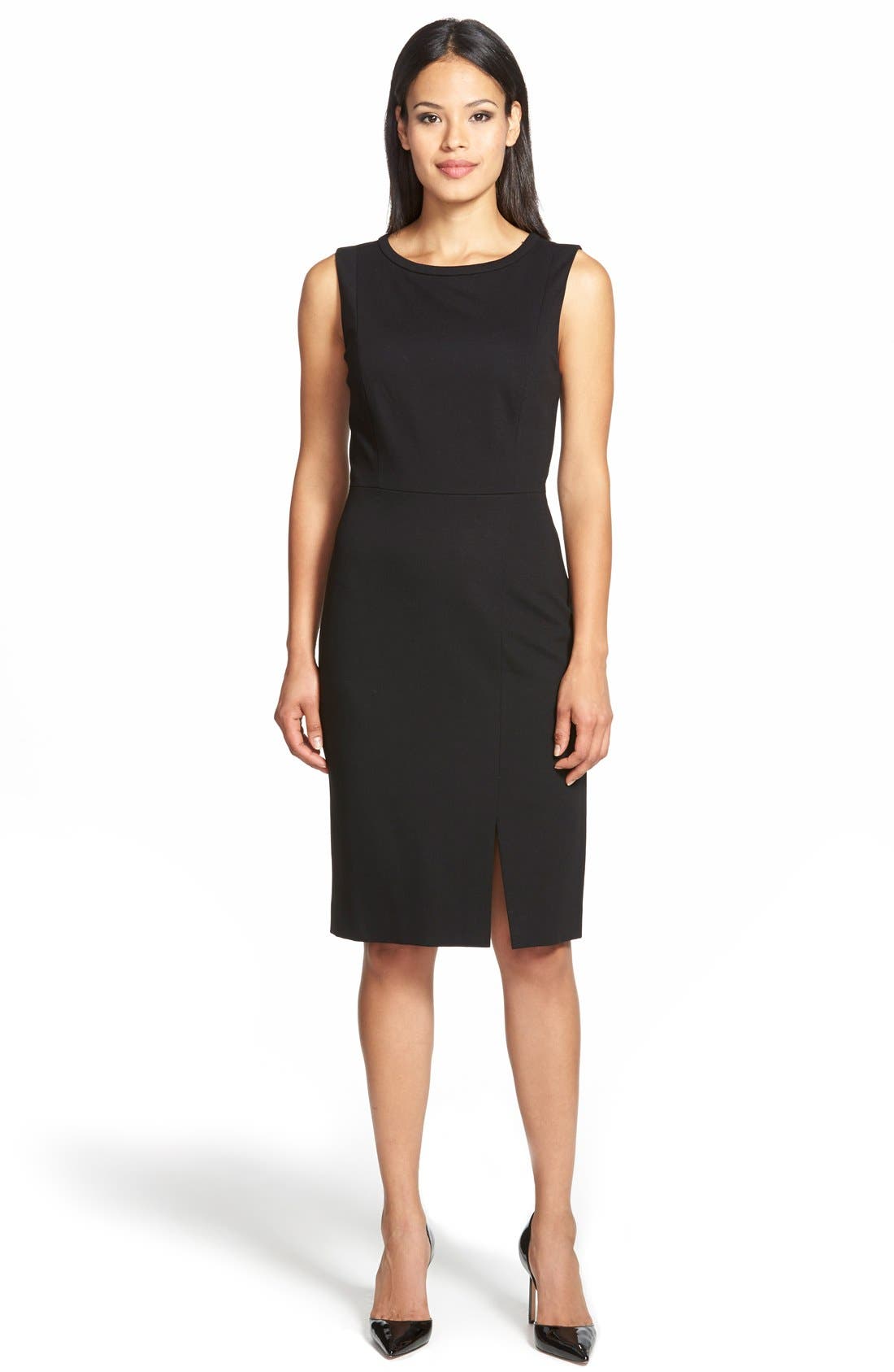 Classiques Entier® Classiques Entier® Back Zip Ponte Sheath Dress ...