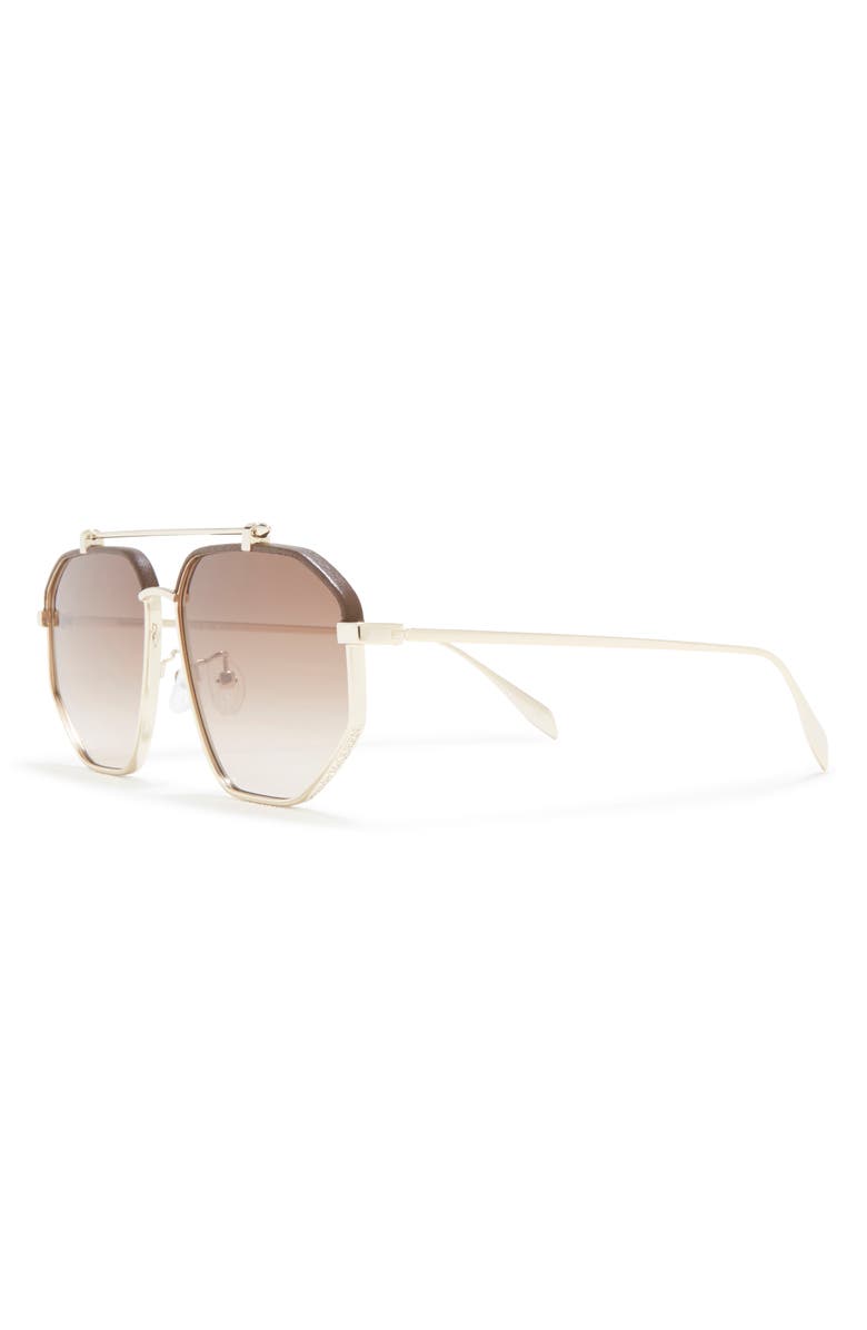 McQueen 60mm Aviator Sunglasses | Nordstromrack