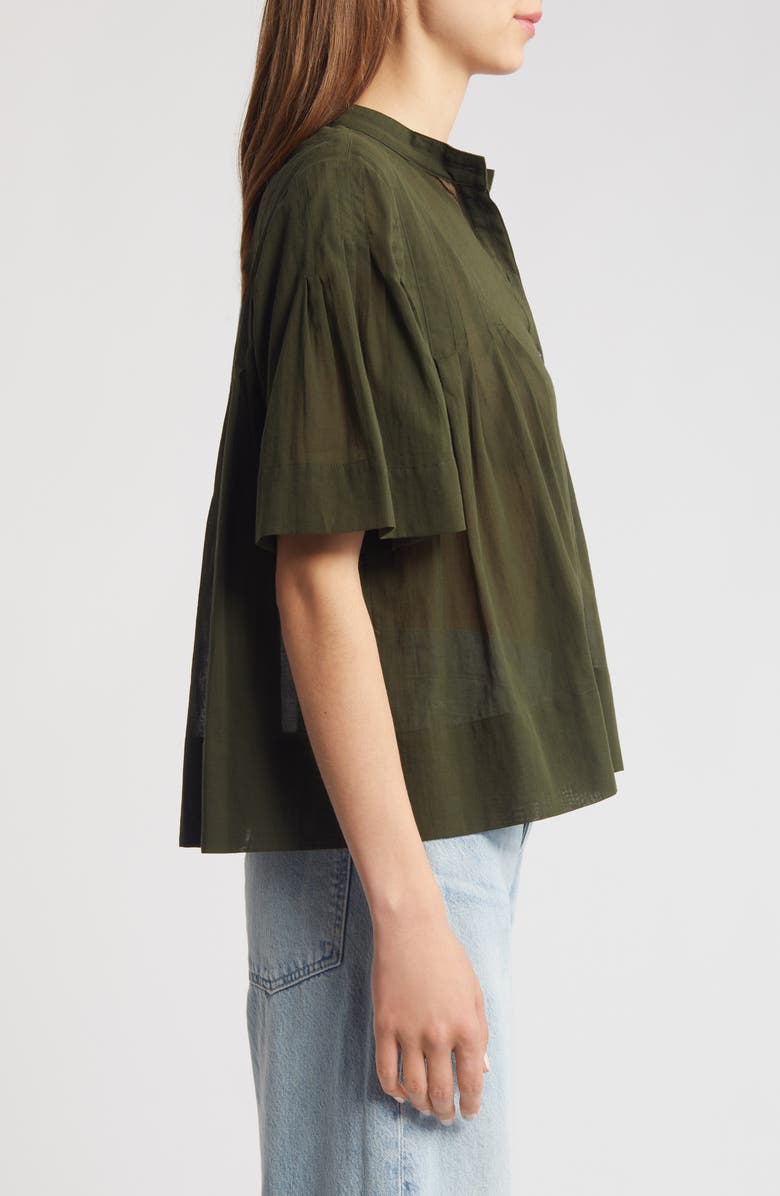 FRAME Pintuck Front Button Top | Nordstromrack