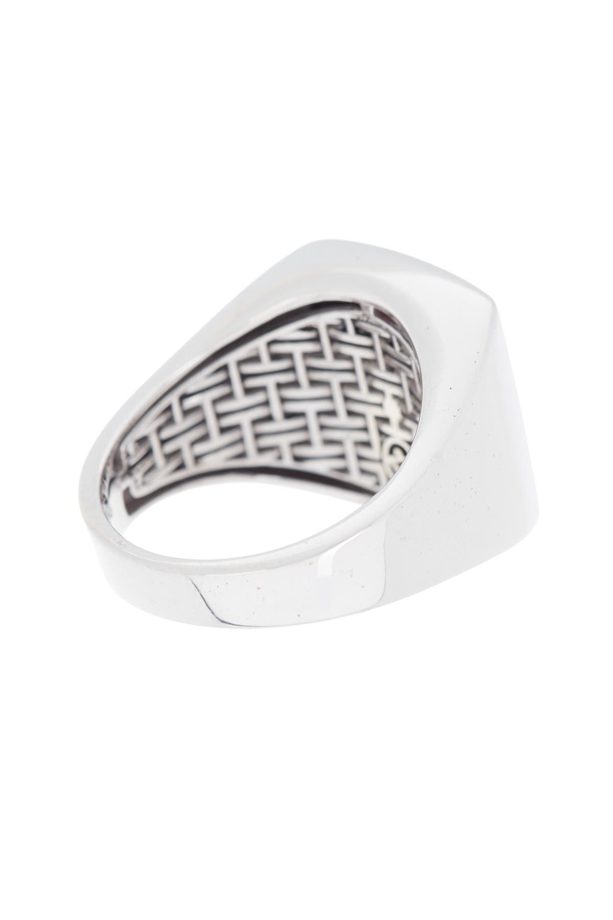EFFY Sterling Silver Onyx Cross Design Ring - Size 10 | Nordstromrack