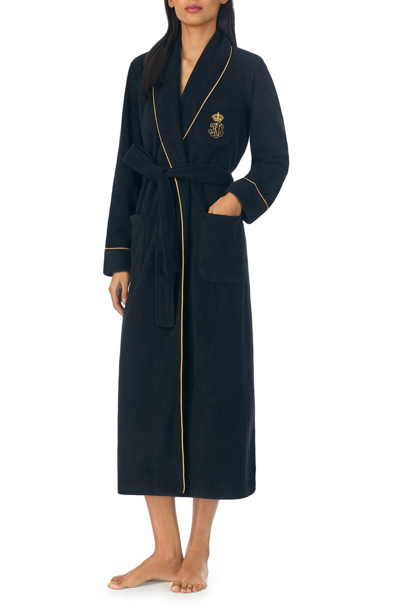 Lauren Ralph Lauren Recycled Polyester Fleece Robe | Nordstrom