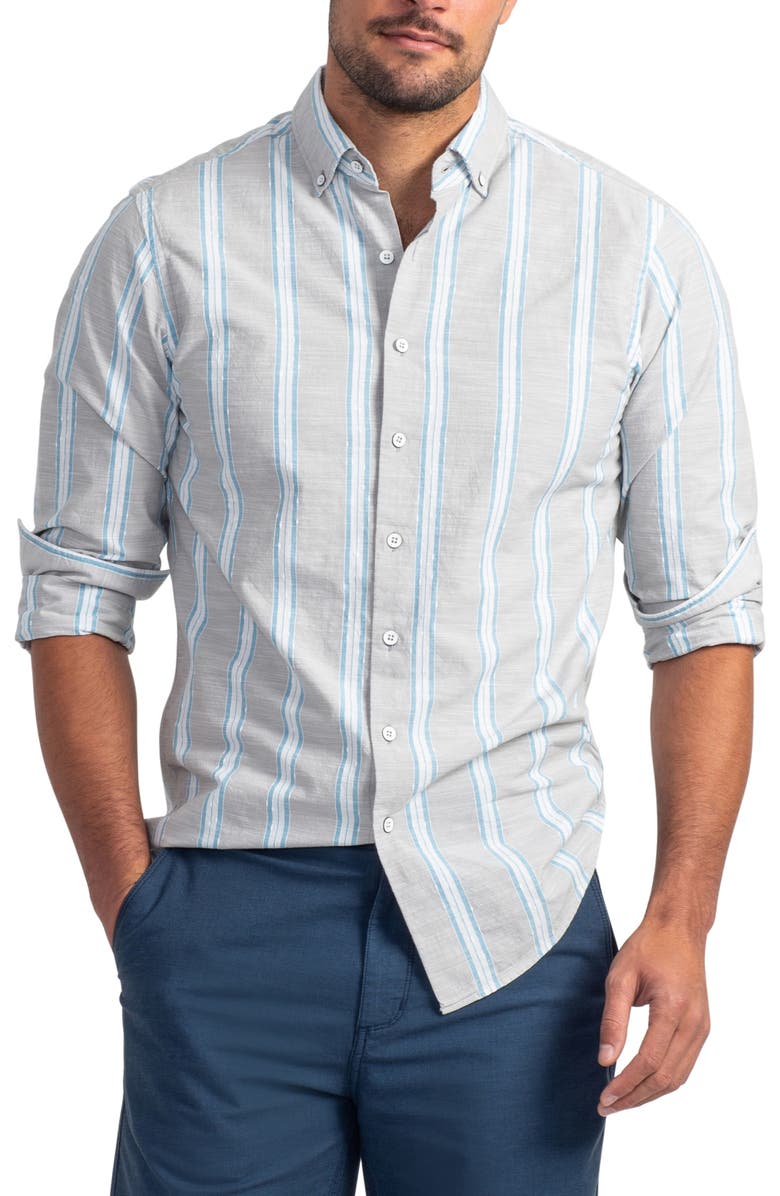 Rodd & Gunn Spey Street Regular Fit Stripe Button-Down Shirt | Nordstrom