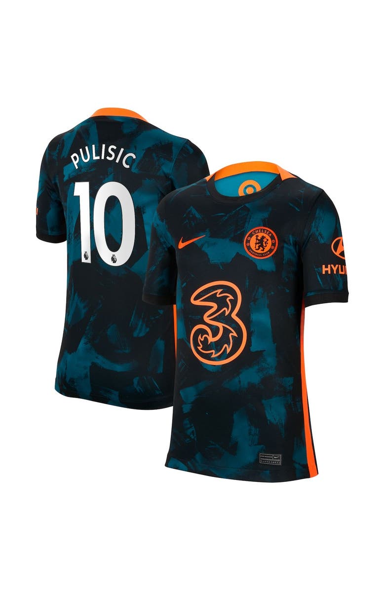Nike Youth Nike Christian Pulisic Blue Chelsea 2021/22 Third Breathe ...