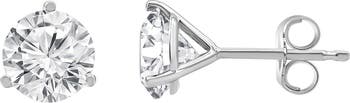 Badgley Mischka Collection 14K White Gold Near Colorless Lab Grown ...