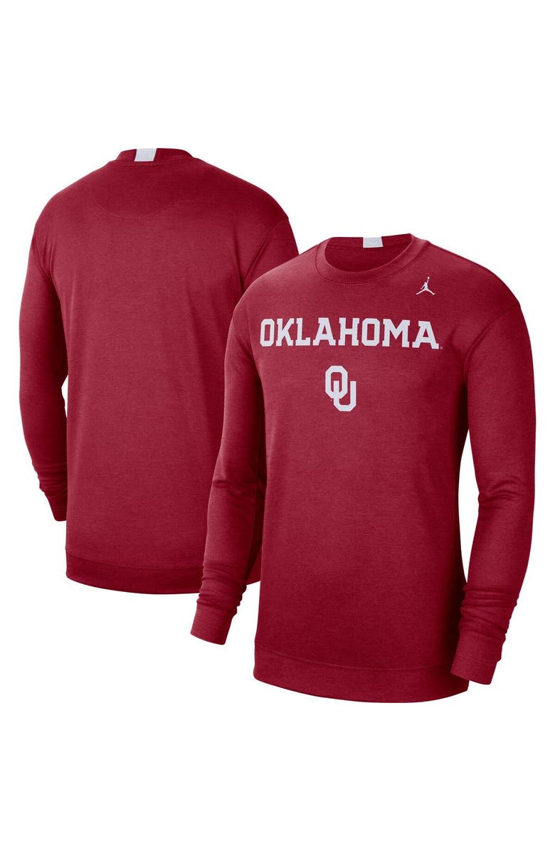 Jordan Brand Men's Jordan Brand Crimson Oklahoma Sooners 2021-22 ...