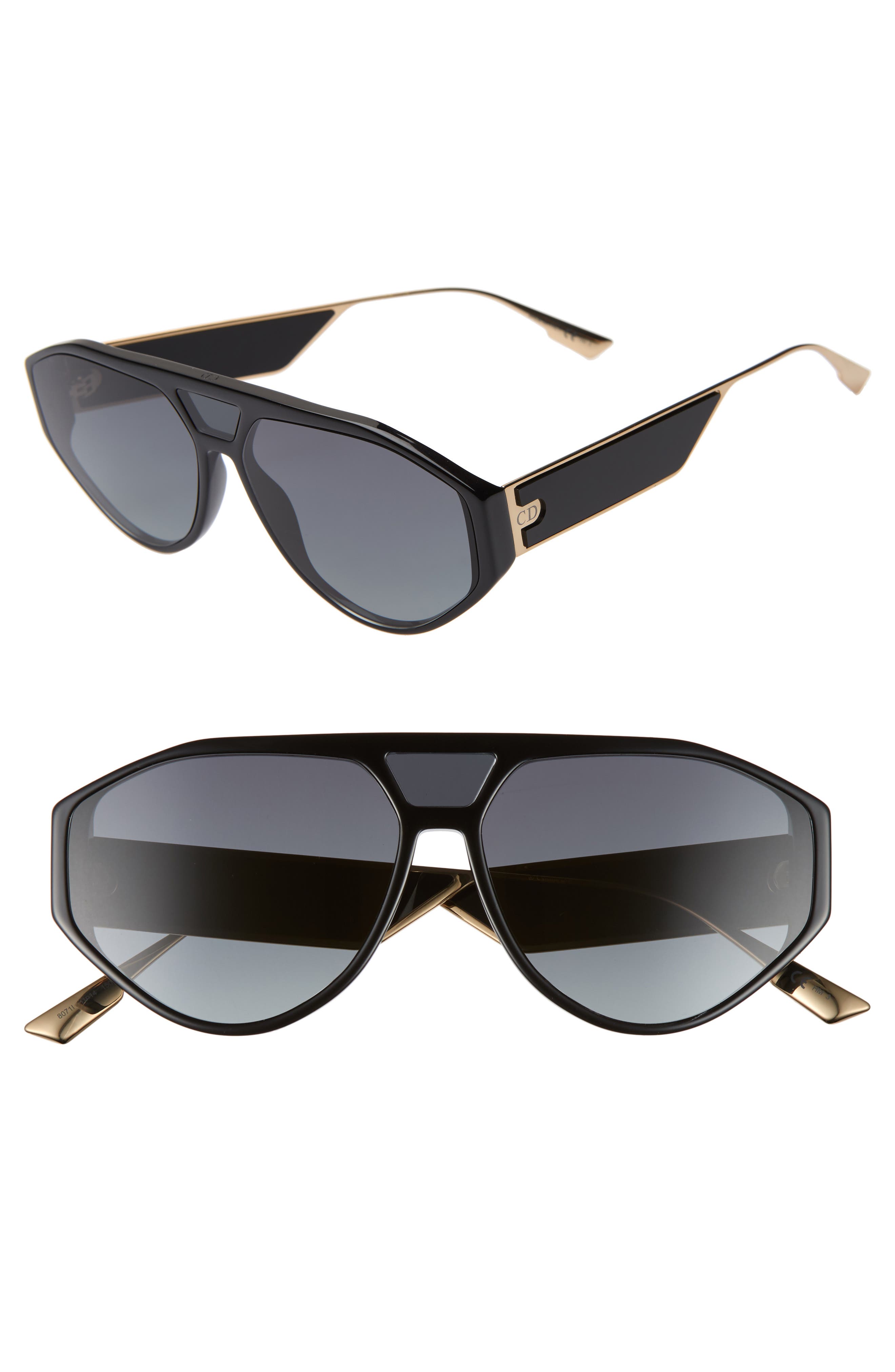 DIOR Christian Dior 61mm Aviator Sunglasses | Nordstromrack