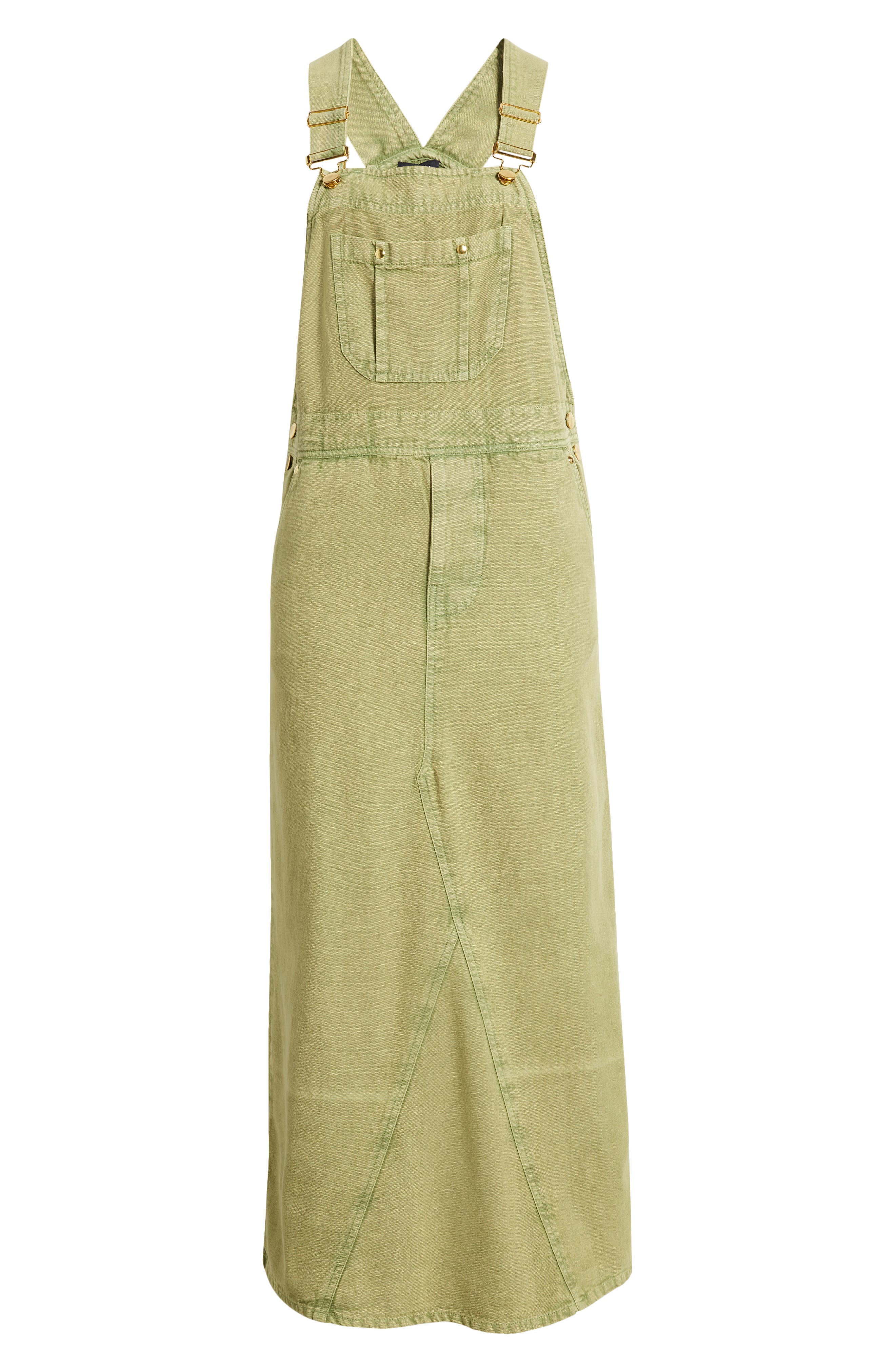 NASTY GAL Denim Overall Maxi Dress | Nordstrom