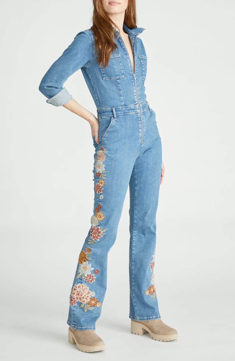 Driftwood Neptune Floral Embroidered Jumpsuit | Nordstromrack