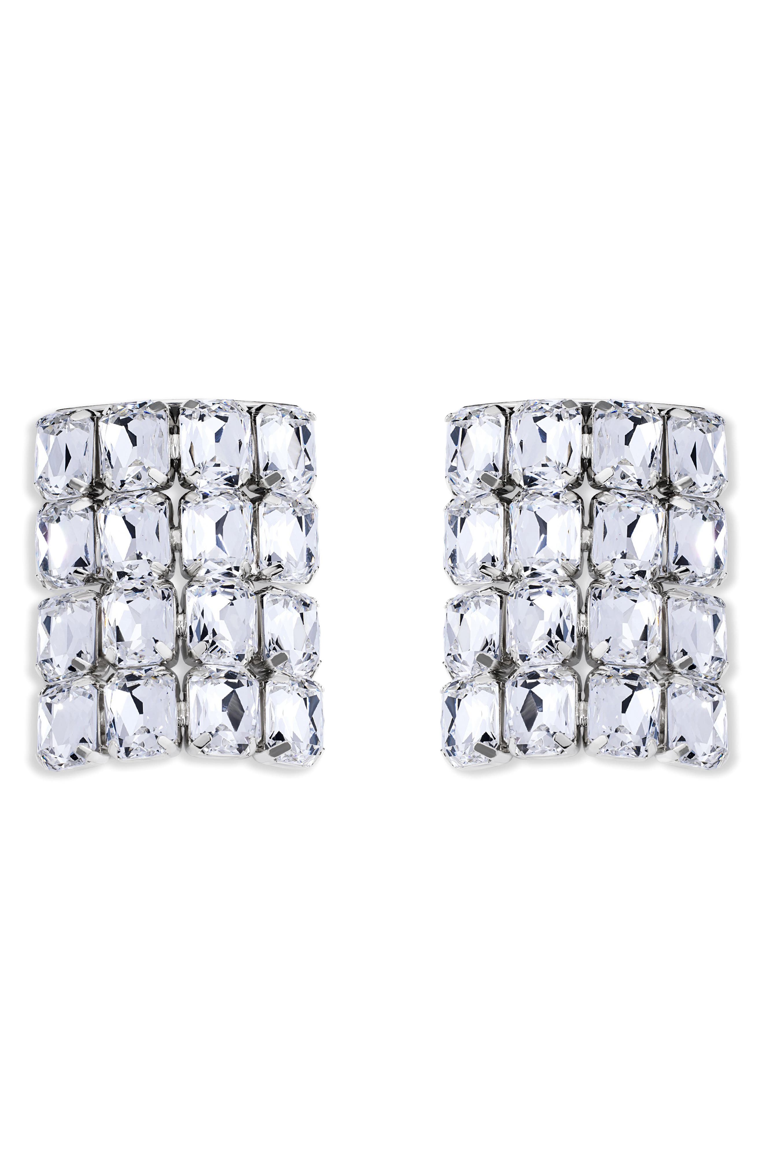 Area Crystal Pavé Earrings | Nordstrom