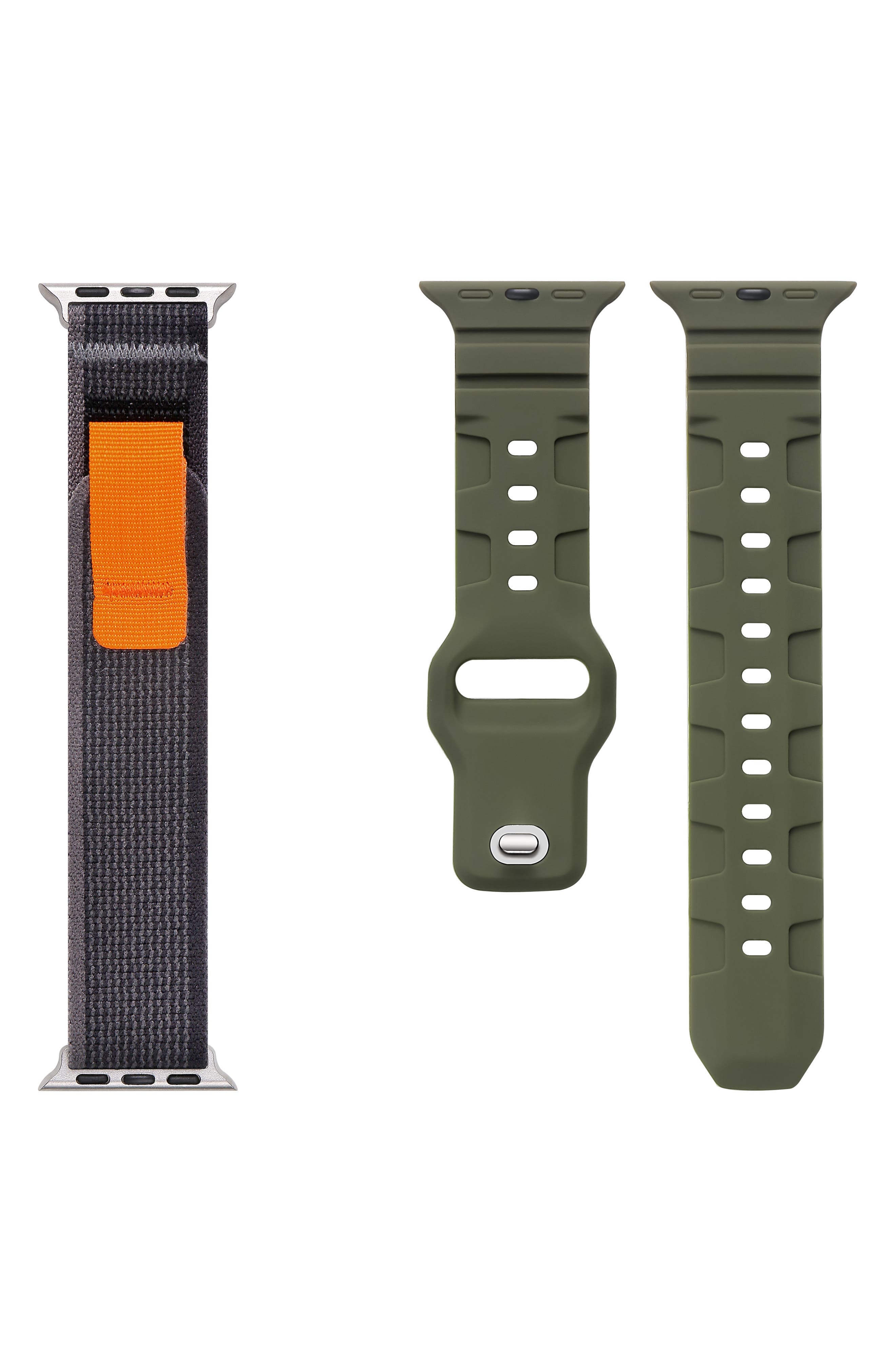 The Posh Tech Assorted 2-Pack Venture Nylon & Ridge Silicone Apple ...