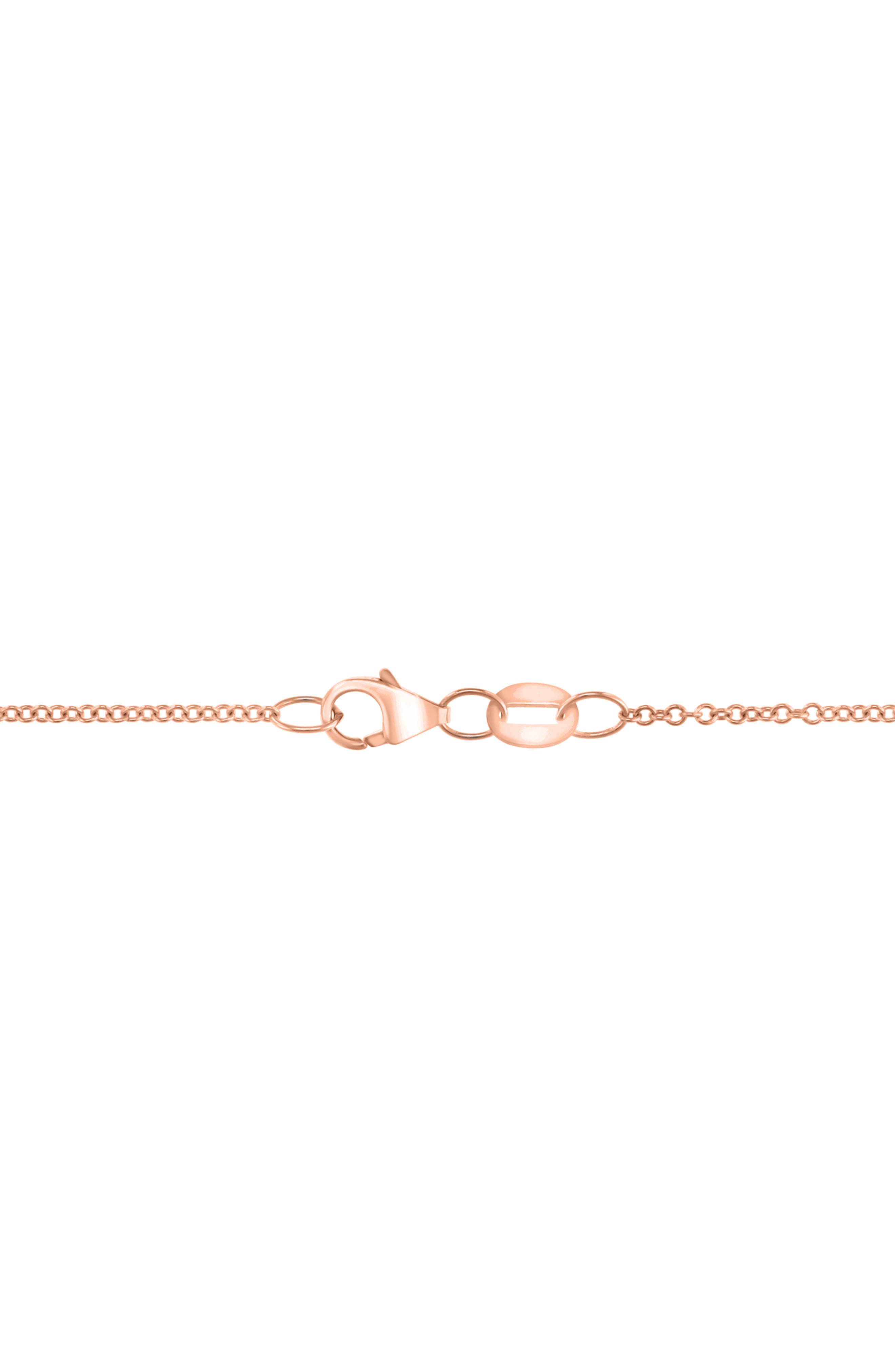 EFFY 14K Rose Gold Rose Quartz & Diamond Flower Pendant Necklace - 0 ...