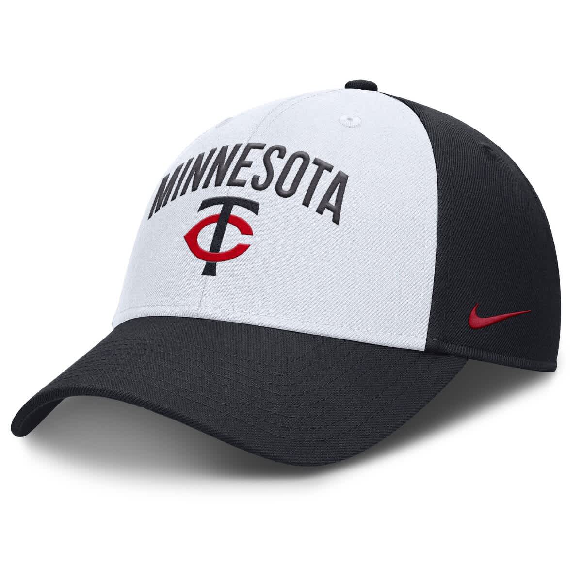 Nike Men's Nike White/Navy Minnesota Twins Club Performance Adjustable ...