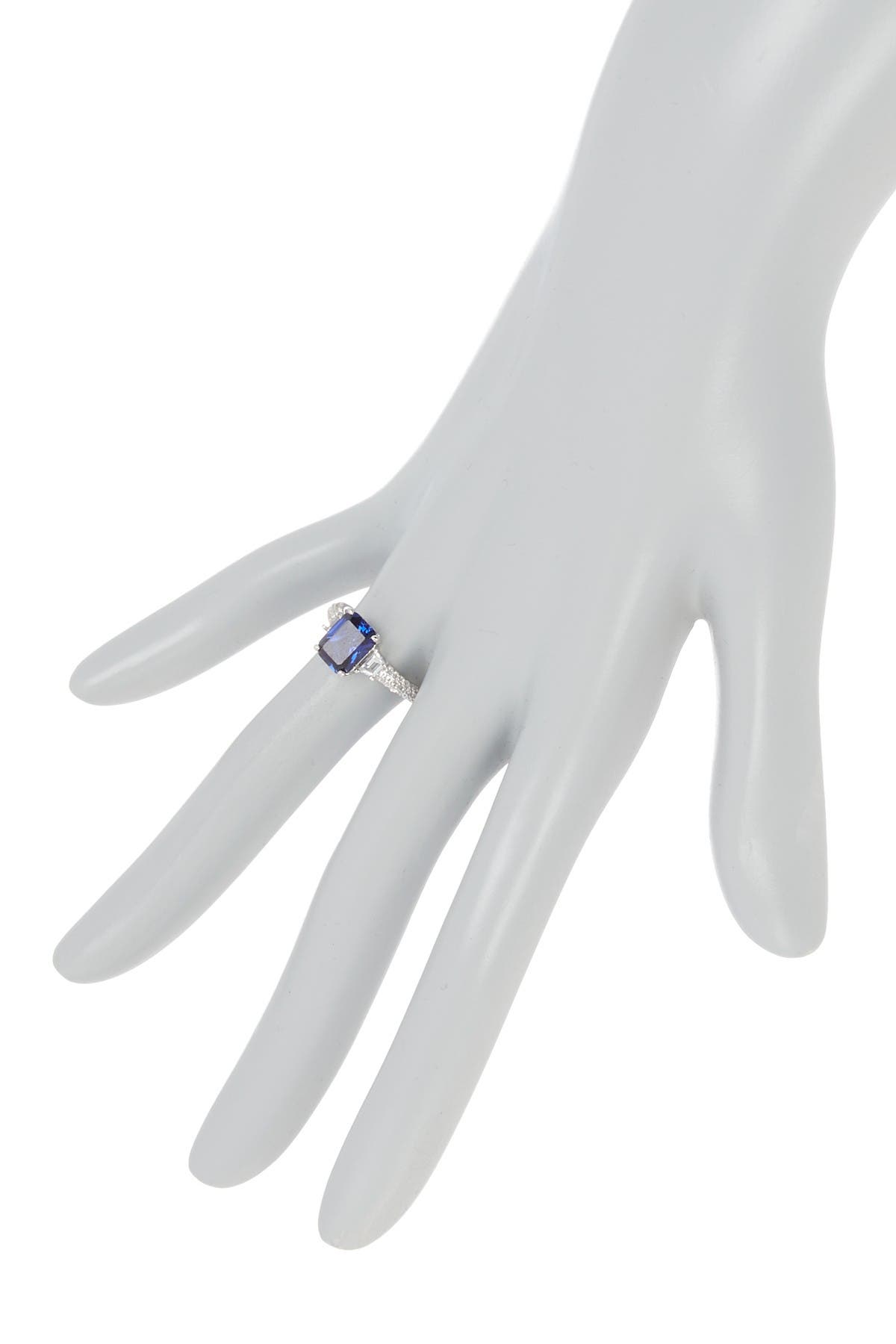SUZY LEVIAN Lab Grown Sapphire & Diamond Ring | Nordstromrack