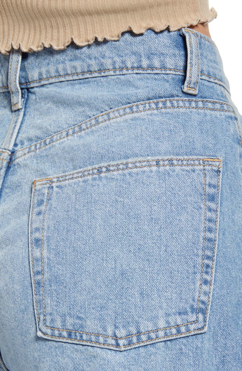Lovers + Friends Lennon Distressed High Waist Wide Leg Jeans ...