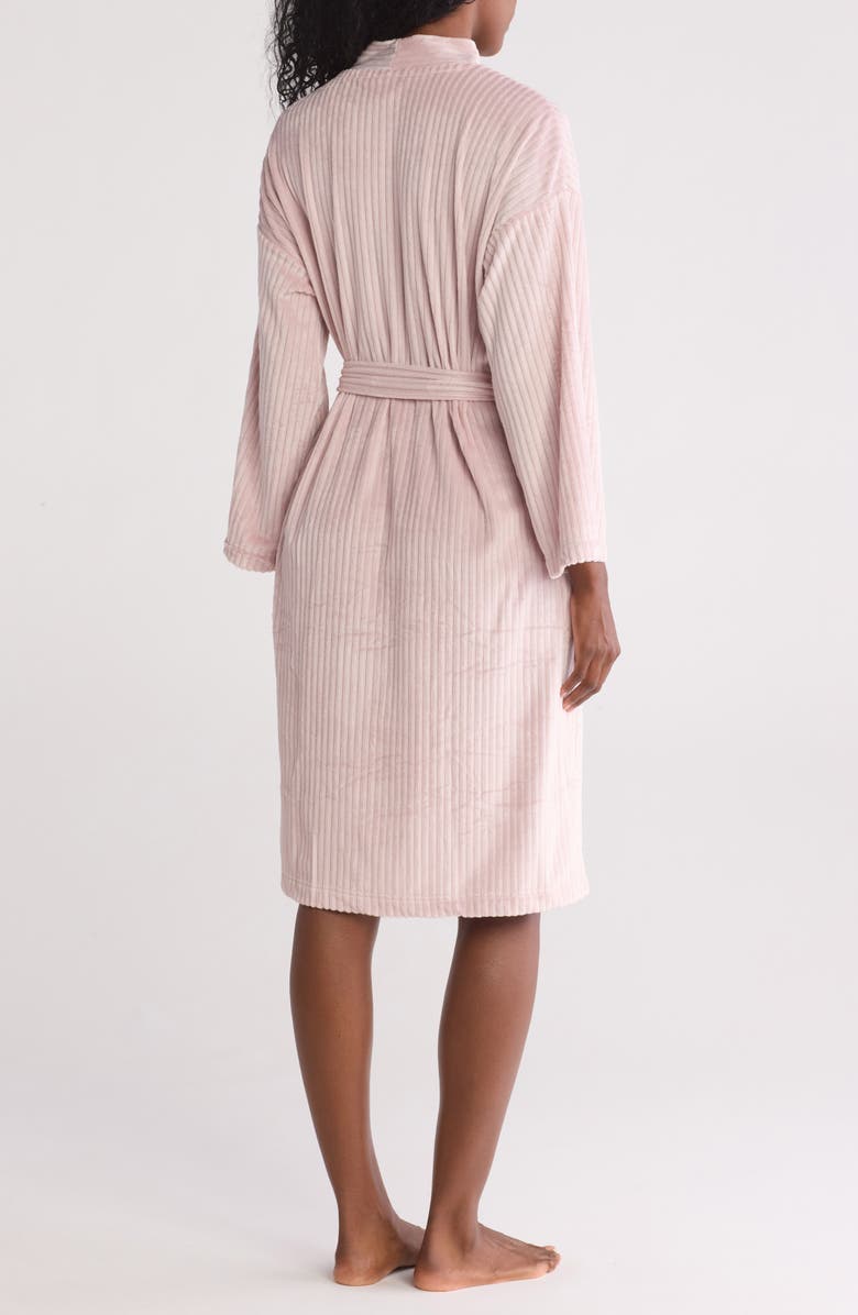 Danskin Rib Sculpted Velour Robe | Nordstromrack