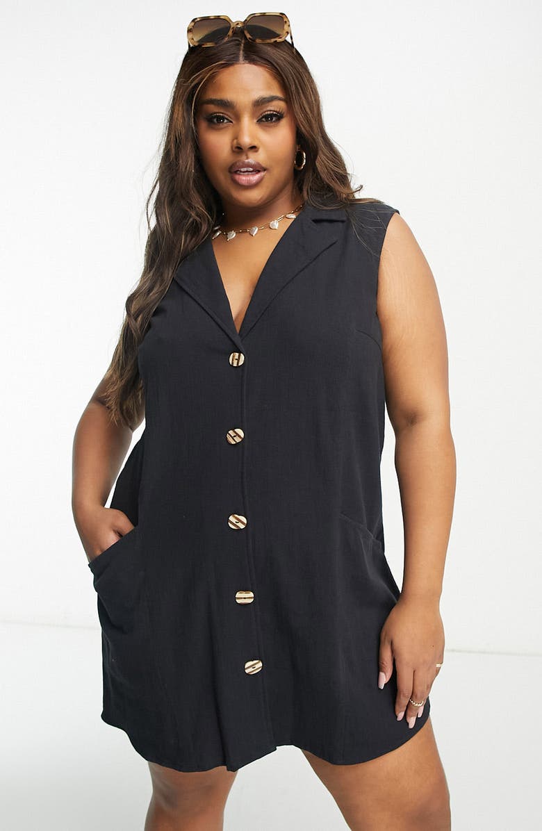 ASOS DESIGN Curve Sleeveless Shift Dress | Nordstromrack