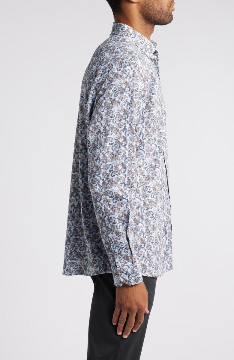Johnston & Murphy Paisley Button-Up Shirt | Nordstrom