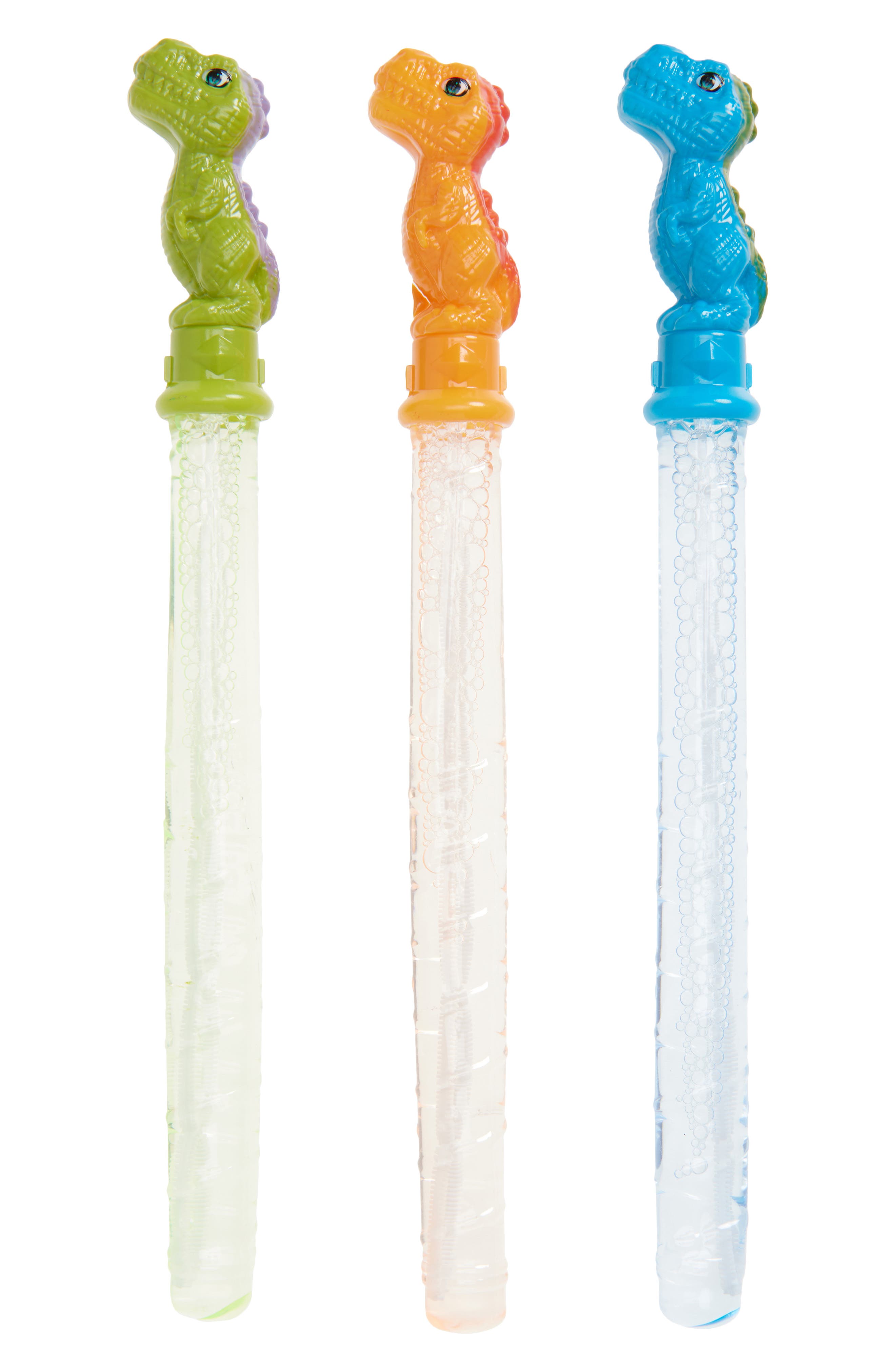PLAYTEK TOYS 3-Pack Dino Bubble Wands | Nordstromrack