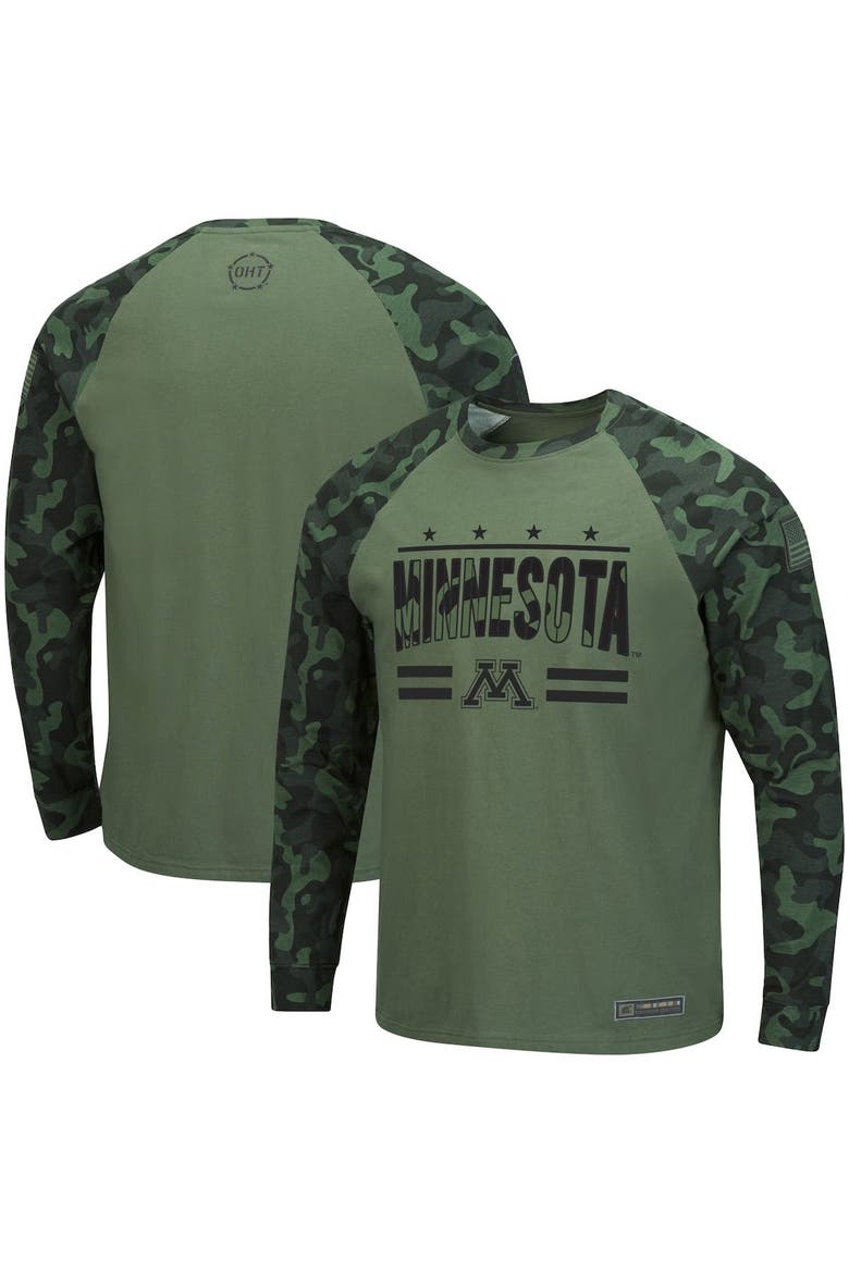 Colosseum Mens Colosseum Olive Camo Minnesota Golden Gophers Oht