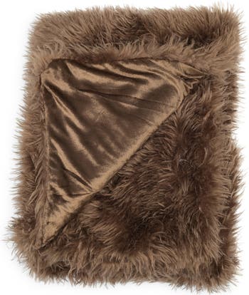 NORTHPOINT Faux Fur Throw Blanket | Nordstromrack