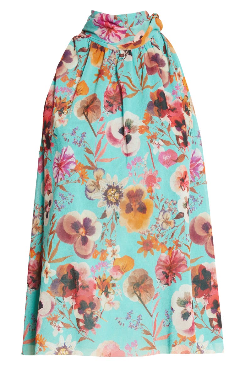 Floral Halter Neck Swing Top (Women) | Nordstromrack