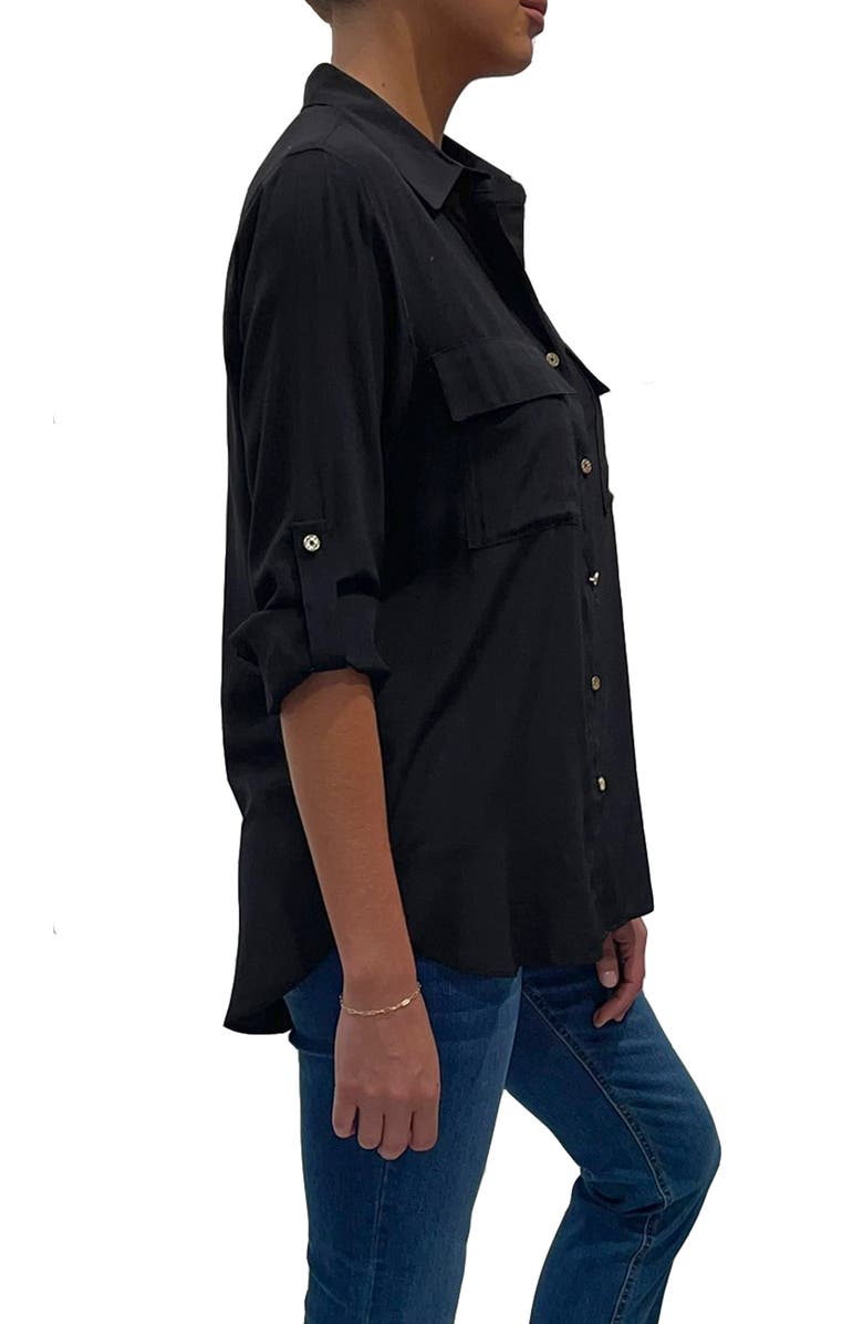 Jaclyn Smith Long Sleeve Utility Shirt | Nordstromrack