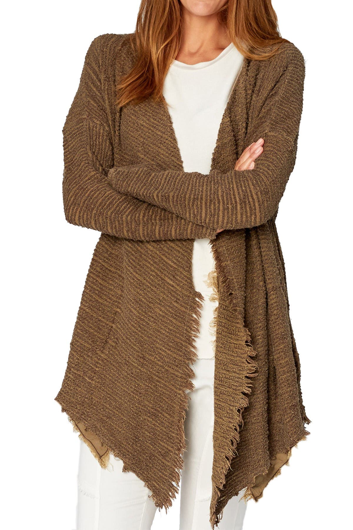 XCVI Wearables Nell Frayed Hem Cardigan | Nordstromrack