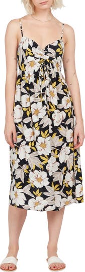 Volcom Call Me Big Poppy Floral Sundress | Nordstrom
