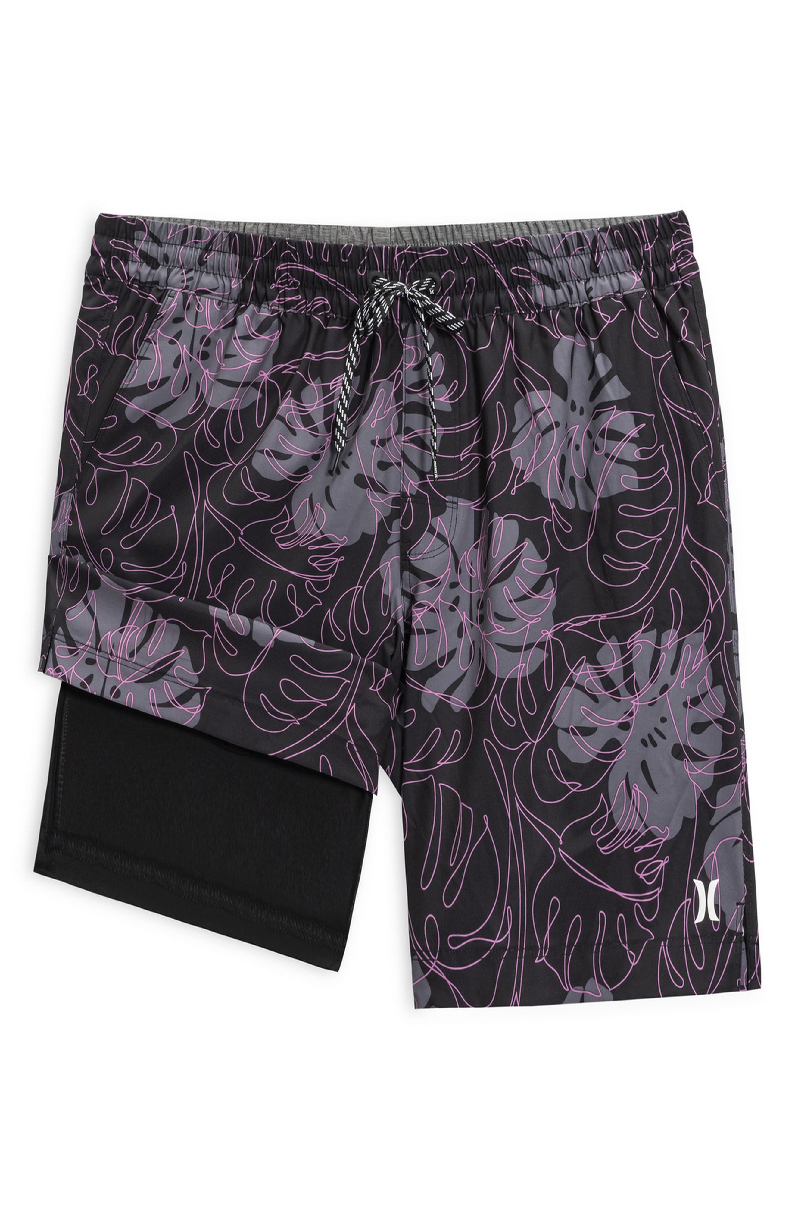 Hurley Leaf Volley Swim Trunks | Nordstromrack