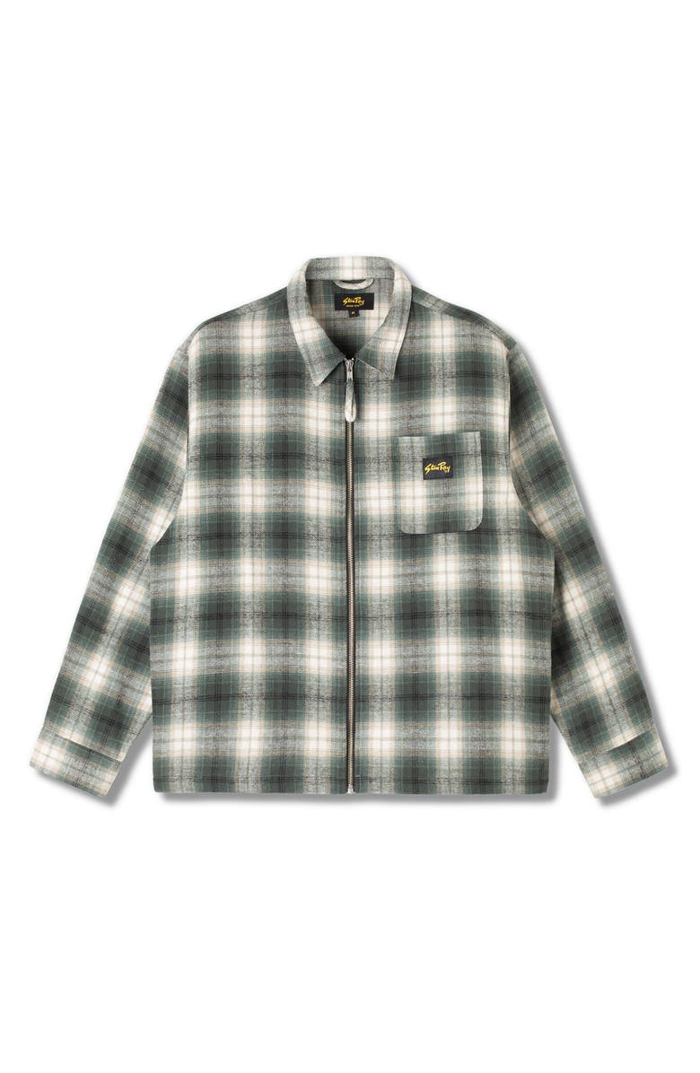 STAN RAY Plaid Zip Overshirt | Nordstromrack