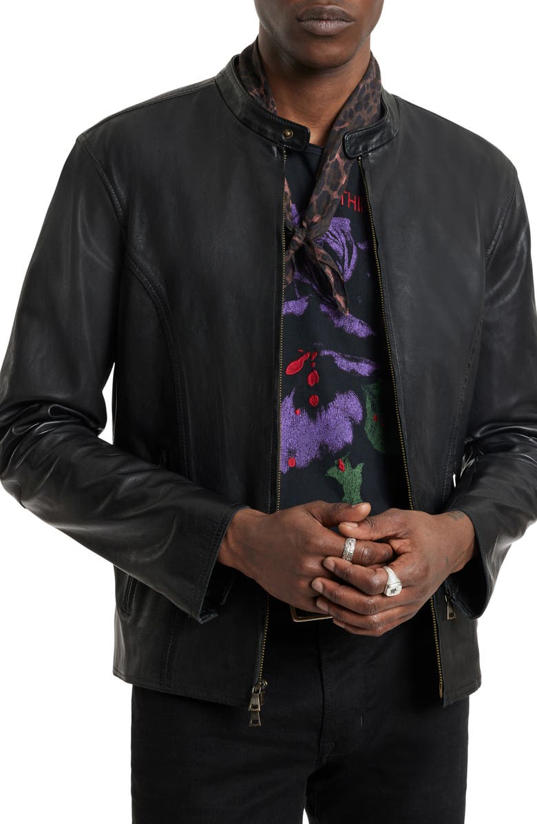John Varvatos Baxter Leather Jacket | Nordstromrack