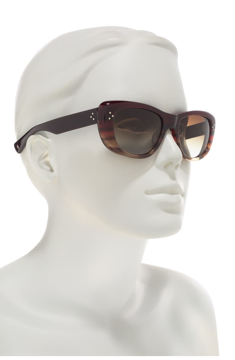 SALT. Grace Polarized 53mm Rectangular Cat Eye Sunglasses | Nordstromrack