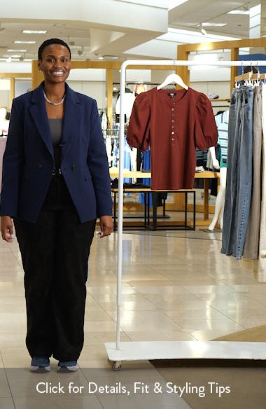 PAIGE Brandy Puff Sleeve Shirt | Nordstrom