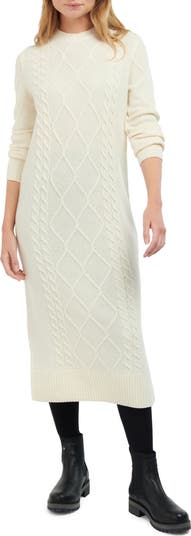 Barbour Burne Long Sleeve Wool Blend Sweater Dress | Nordstrom