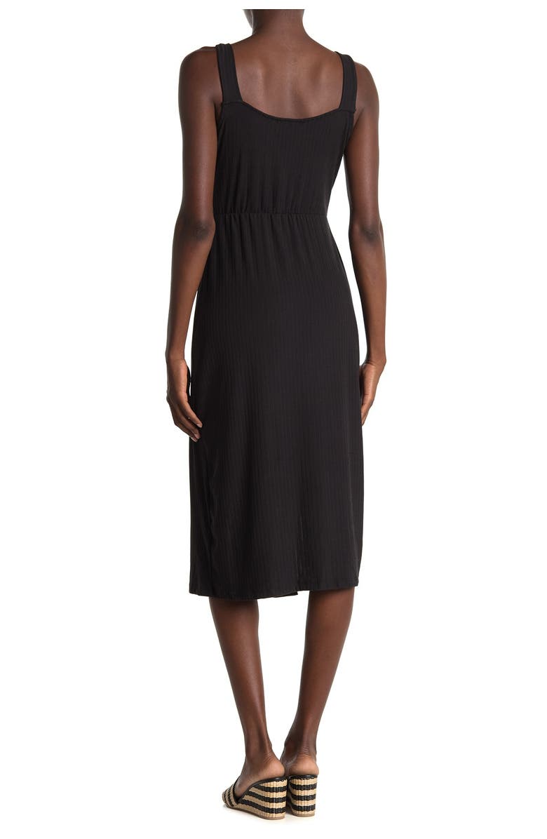 Good Luck Gem Square Neck Double Slit Midi Dress | Nordstromrack