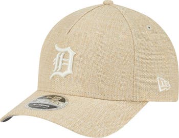 New Era Men's New Era Beige Detroit Tigers Cotton Weave M-Crown A-Frame ...