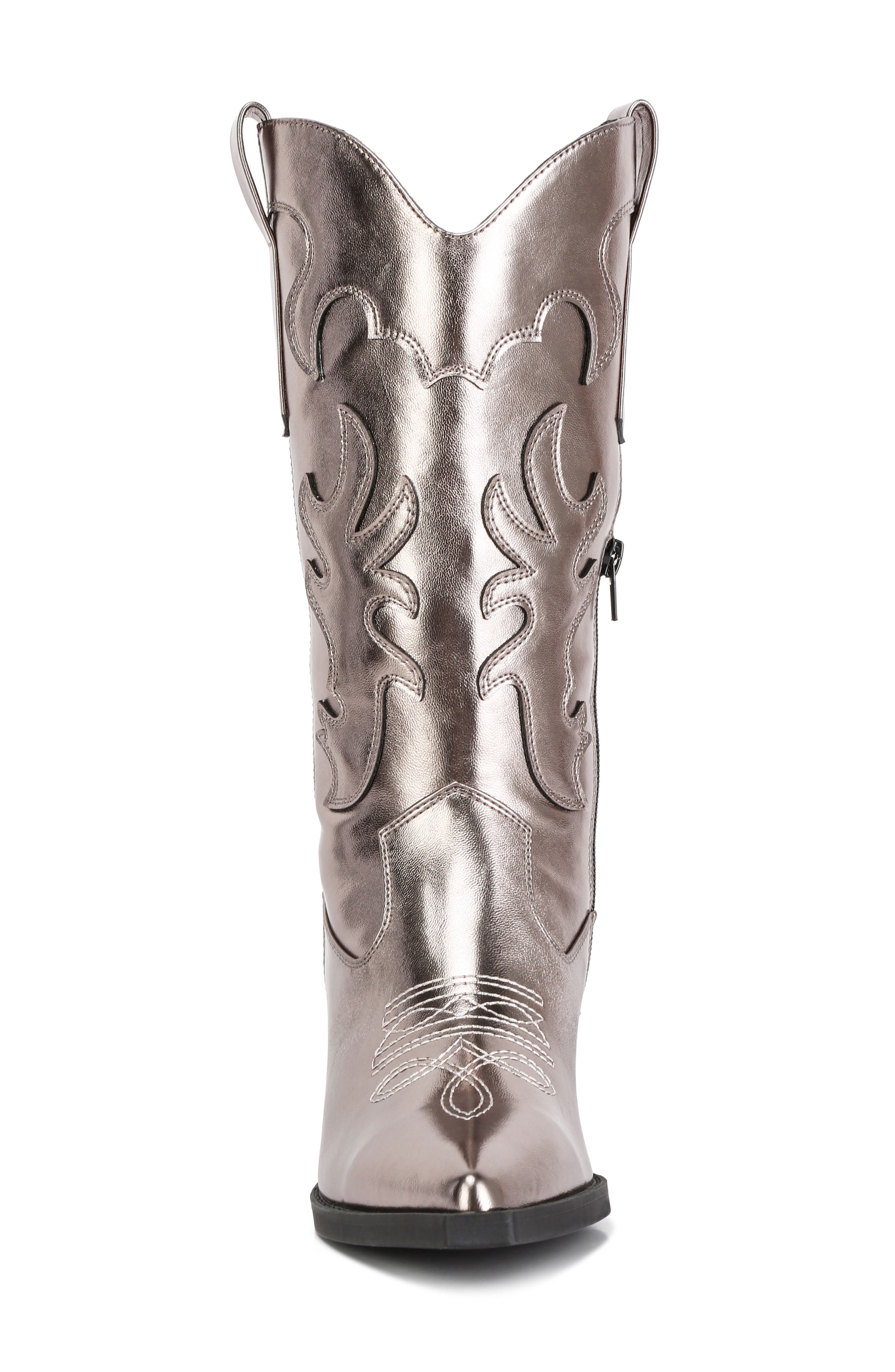 LONDON RAG Metallic Cowboy Boot (Women) | Nordstromrack