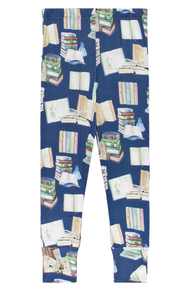Posh Peanut Kids' Library Books 2-Piece Pajama Set | Nordstromrack