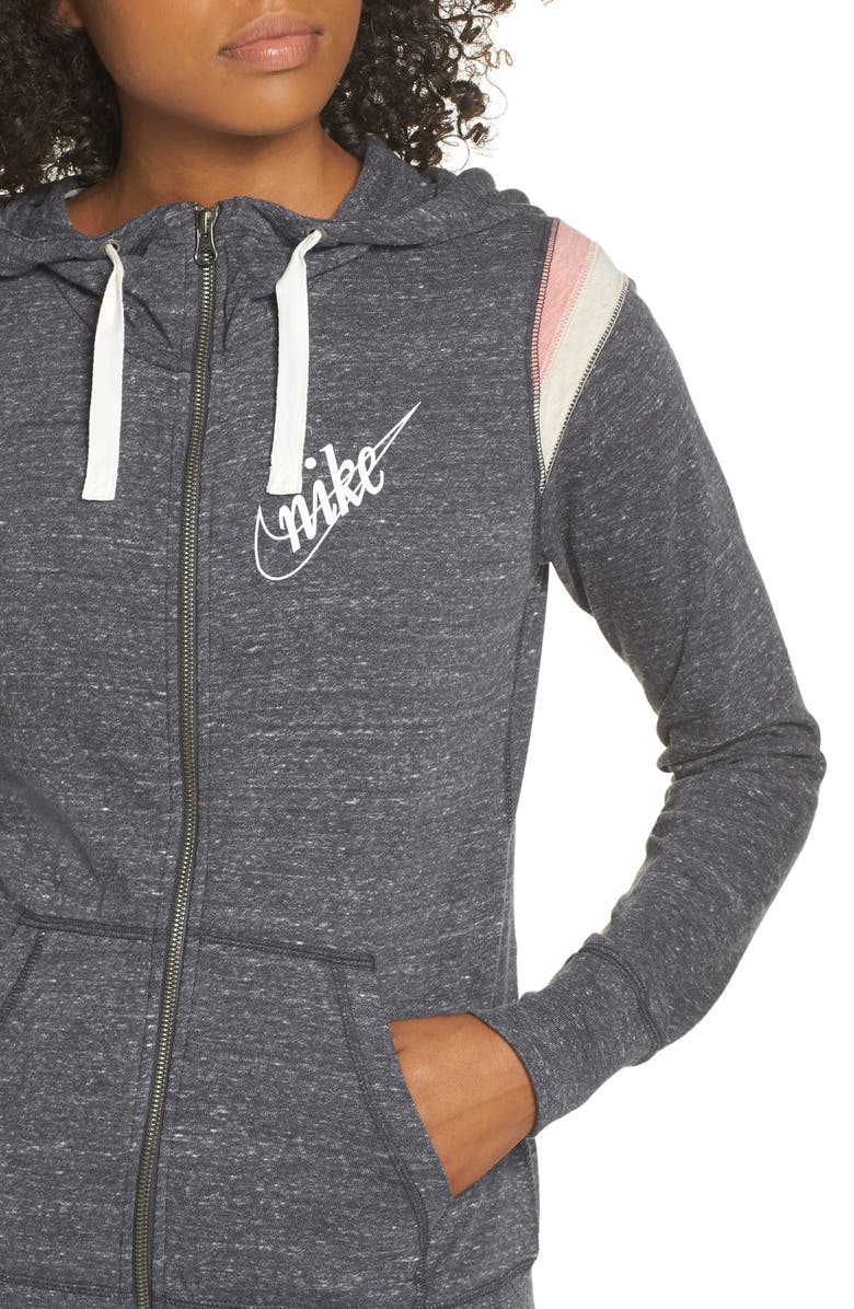 Nike Sportswear Gym Vintage Zip Hoodie | Nordstrom