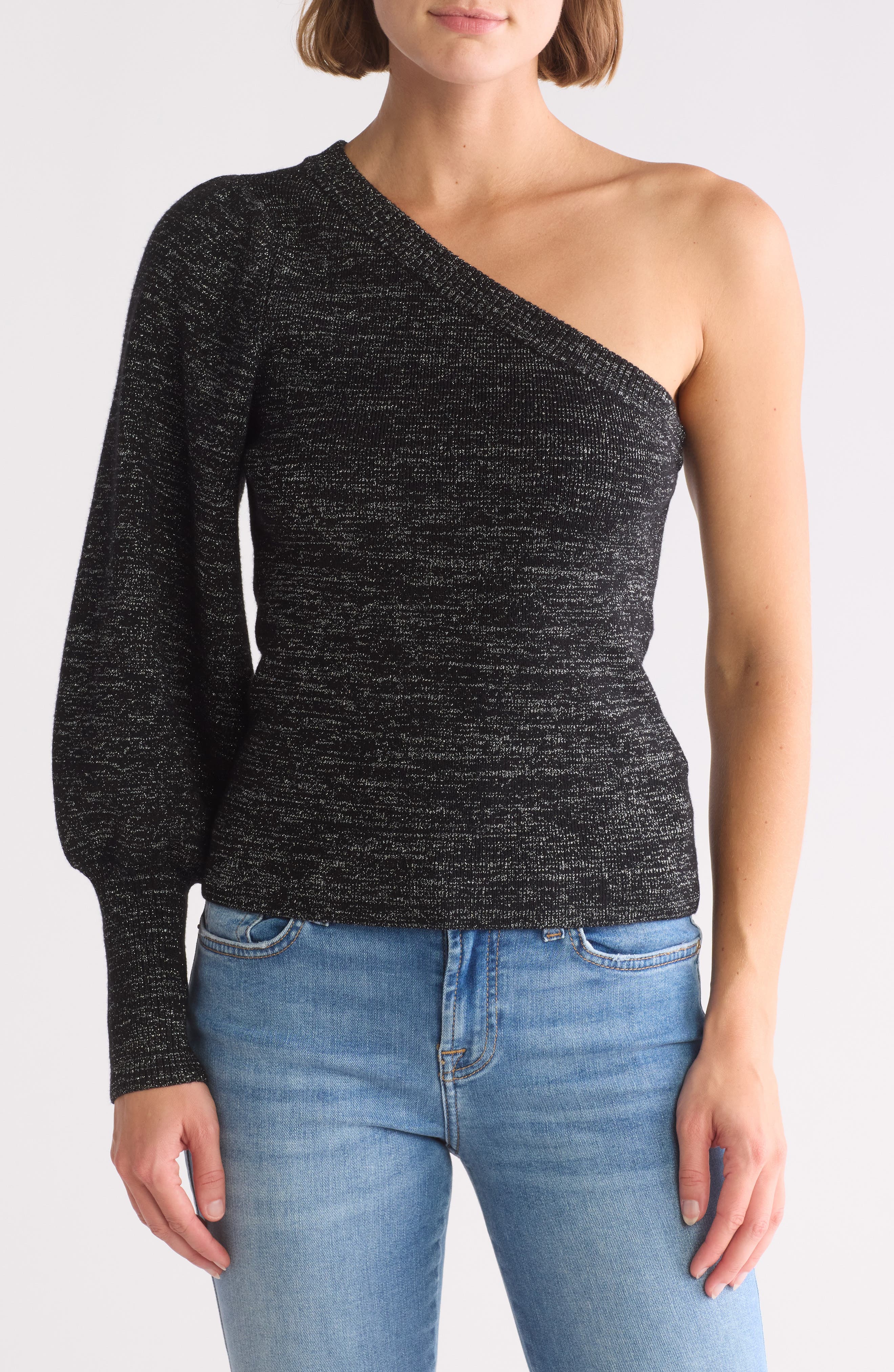 7 For All Mankind One-Shoulder Sweater | Nordstromrack