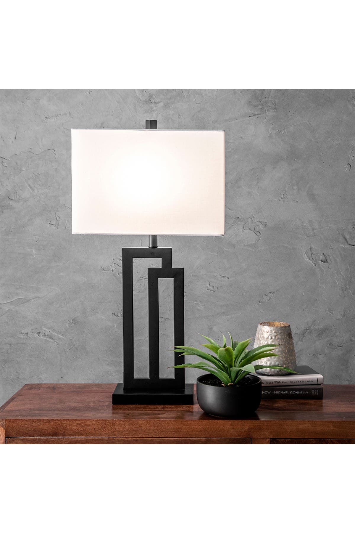 NULOOM 32" Cara Modern Metal Linen Shade Table Lamp | Nordstromrack