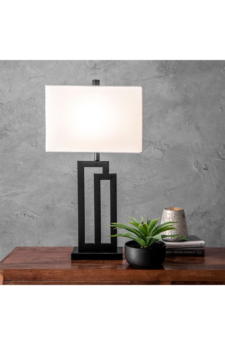 NULOOM 32" Cara Modern Metal Linen Shade Table Lamp | Nordstromrack