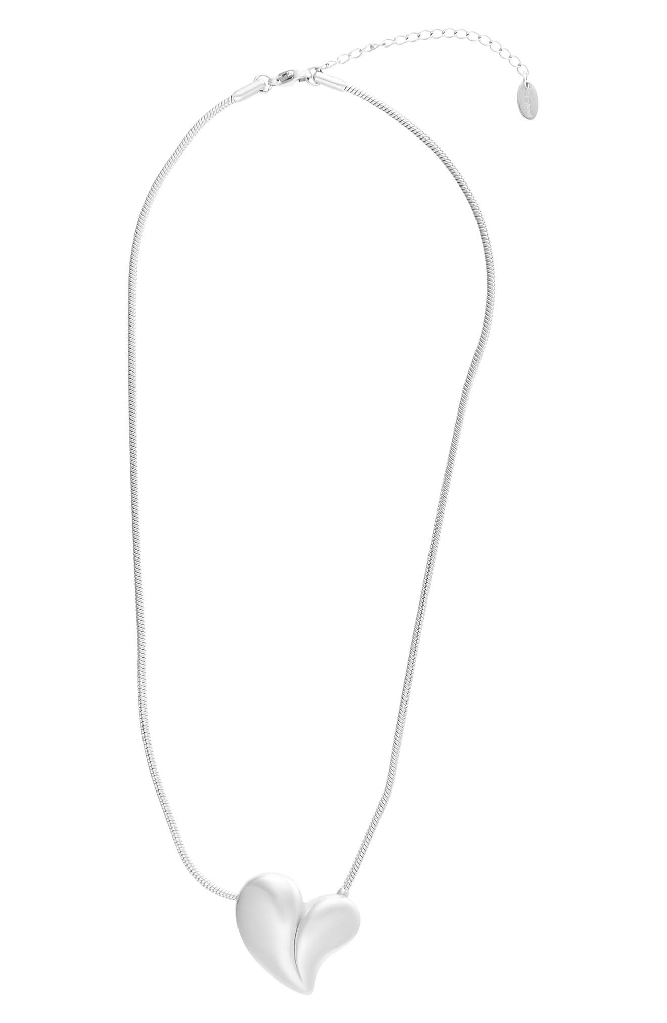 Adornia Water Resistant Heart Pendant Necklace | Nordstromrack