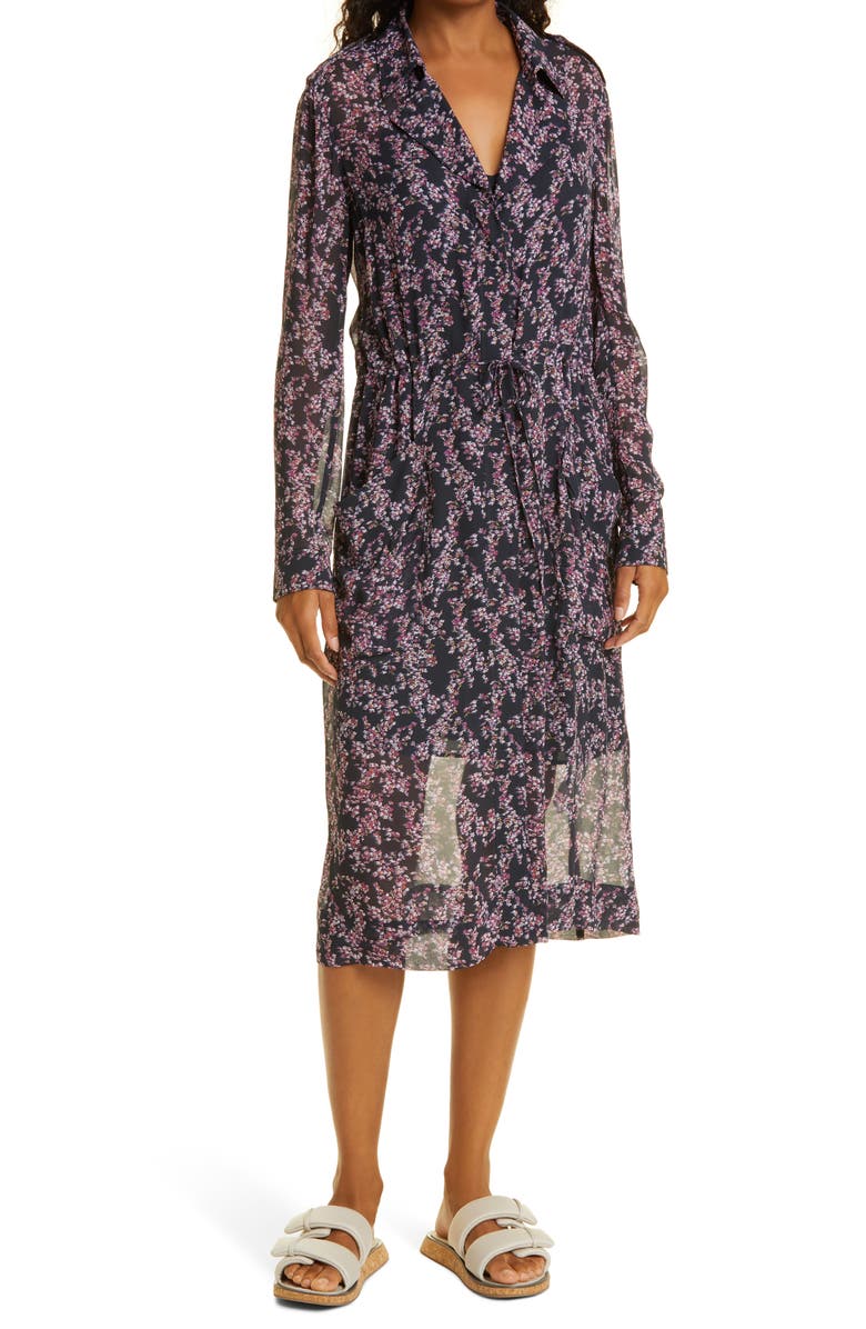 rag & bone Field Printed Long Sleeve Maxi Dress | Nordstromrack