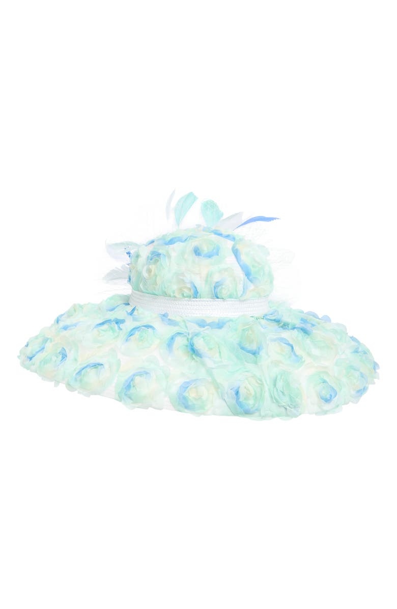 Collection XIIX Rosette Overlay Wide Brim Hat | Nordstromrack