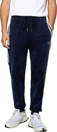 Sergio Tacchini Damarindo Debossed Velour Track Pants | Nordstrom