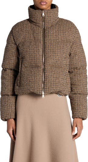 Moncler Seboune Houndstooth Down Jacket | Nordstrom Moncler Seboune Houndstooth Down Jacket | Nordstrom