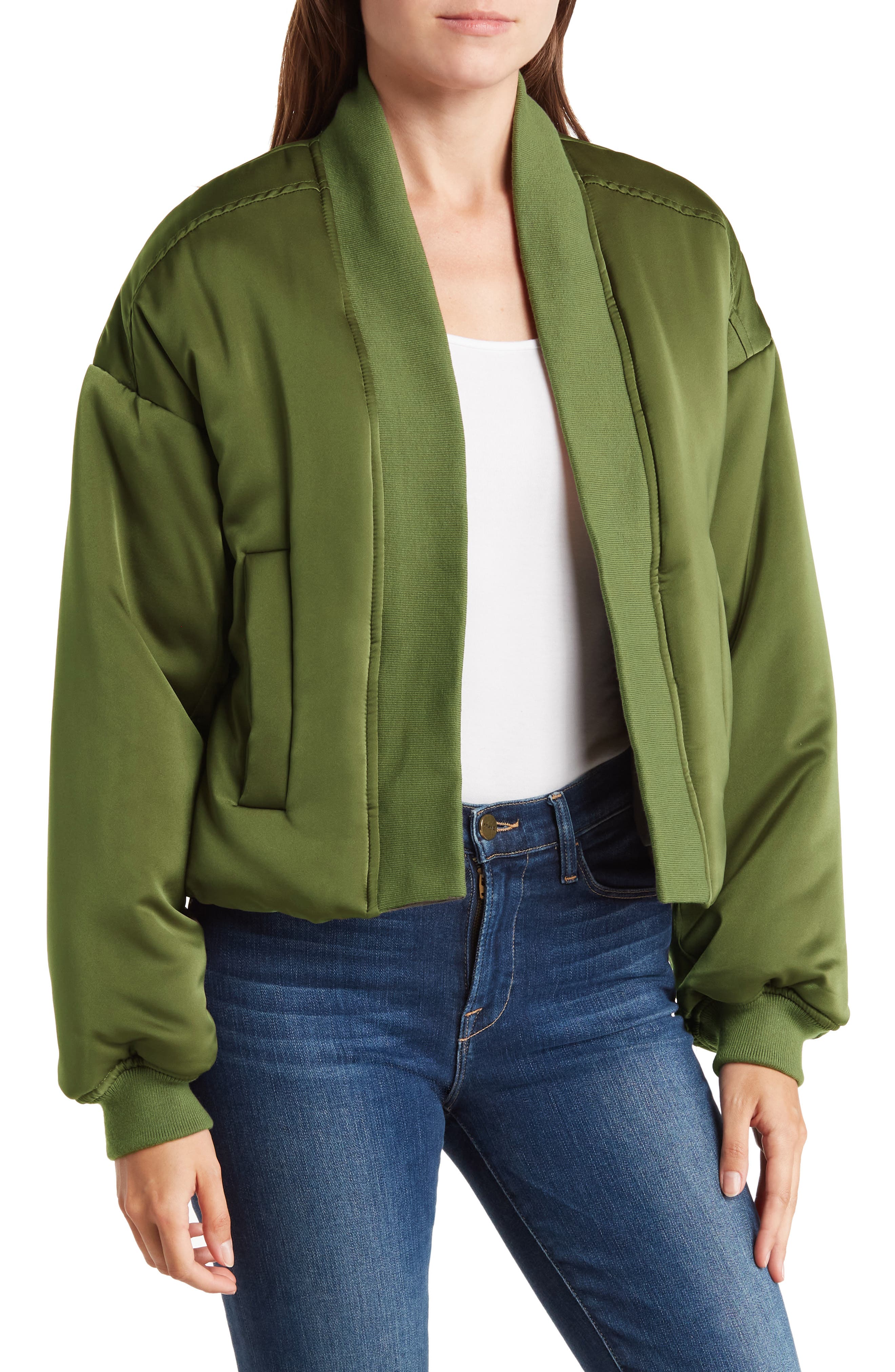 BLANKNYC Satin Puffer Jacket | Nordstromrack