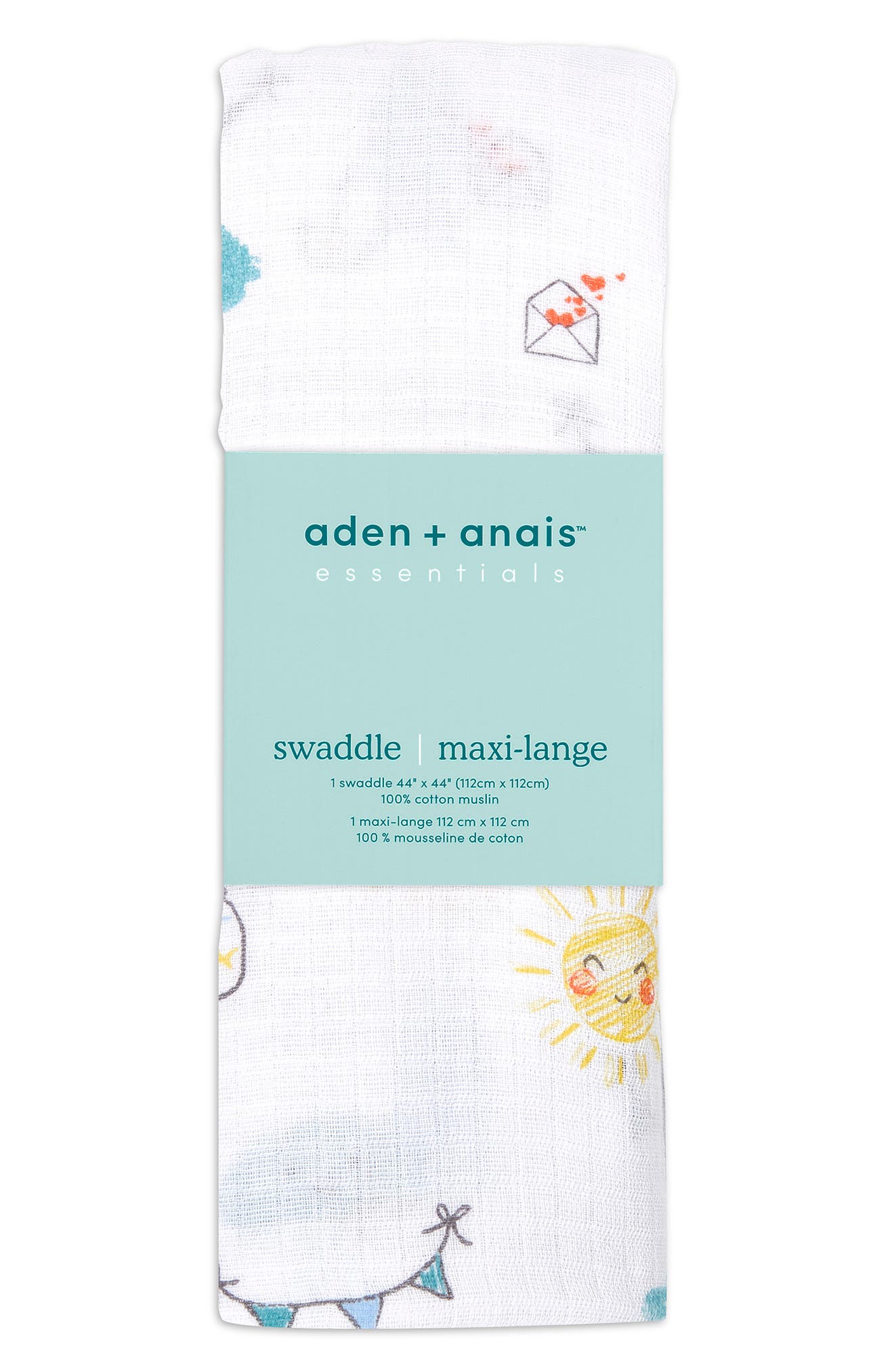 aden + anais ADEN AND ANAIS Cotton Muslin Swaddle | Nordstromrack